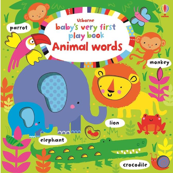Baby First Playbook Animal Words – Toyology Toys