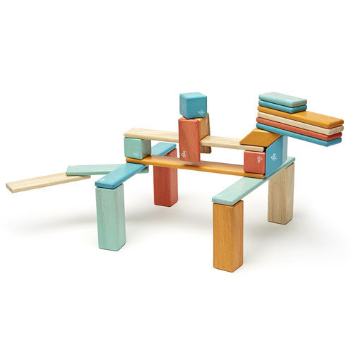 Tegu 24- Piece Set Sunset – Toyology Toys