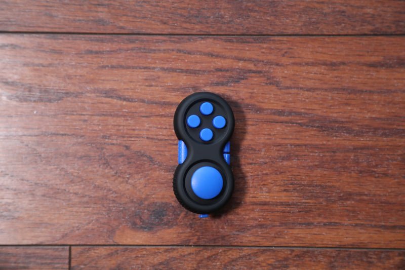 Fidgety Controller Black/Blue – Toyology Toys