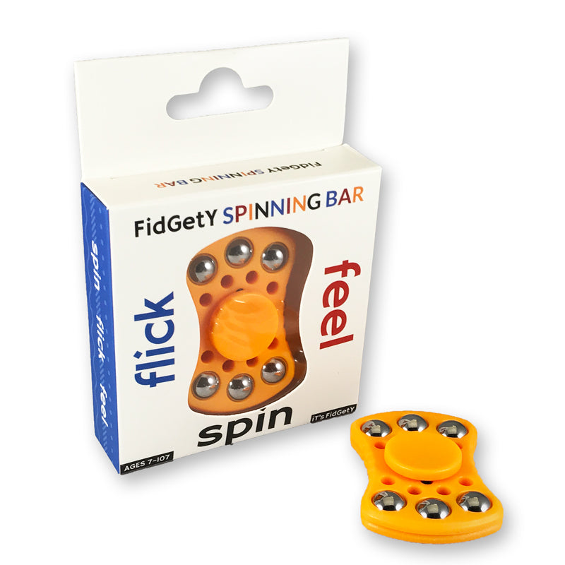 Fidgety Spinning Bar Orange – Toyology Toys